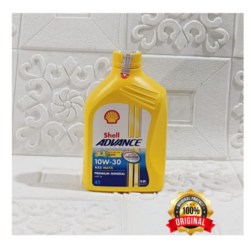 Jual Shell Advance AX5 Scooter Matic 10W-30 (0,8 L) | Shopee Indonesia