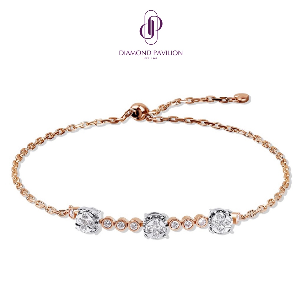 Jual Diamond Pavilion Gelang Emas Batu Berlian Bradley Bracelet ...
