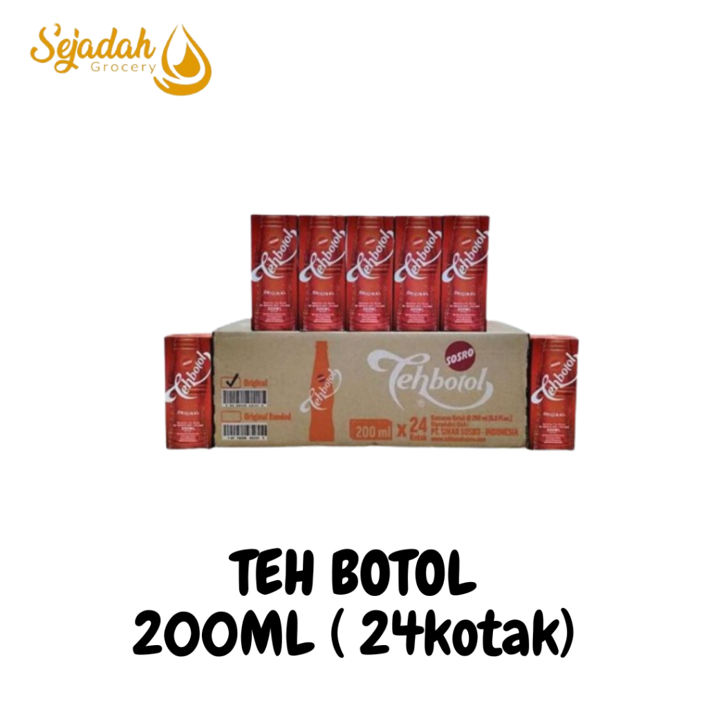 Jual TEH BOTOL 200ml 1KARTON | Shopee Indonesia