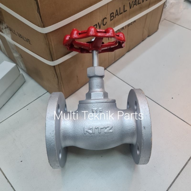 Jual Globe Valve Steam Cast Iron Flange Jis 10k 2" inch DN50 Kitz | Shopee Indonesia