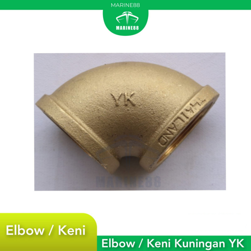 Jual ELBOW / KENI 1/2" SAMBUNGAN KUNINGAN YK THAILAND | Shopee Indonesia