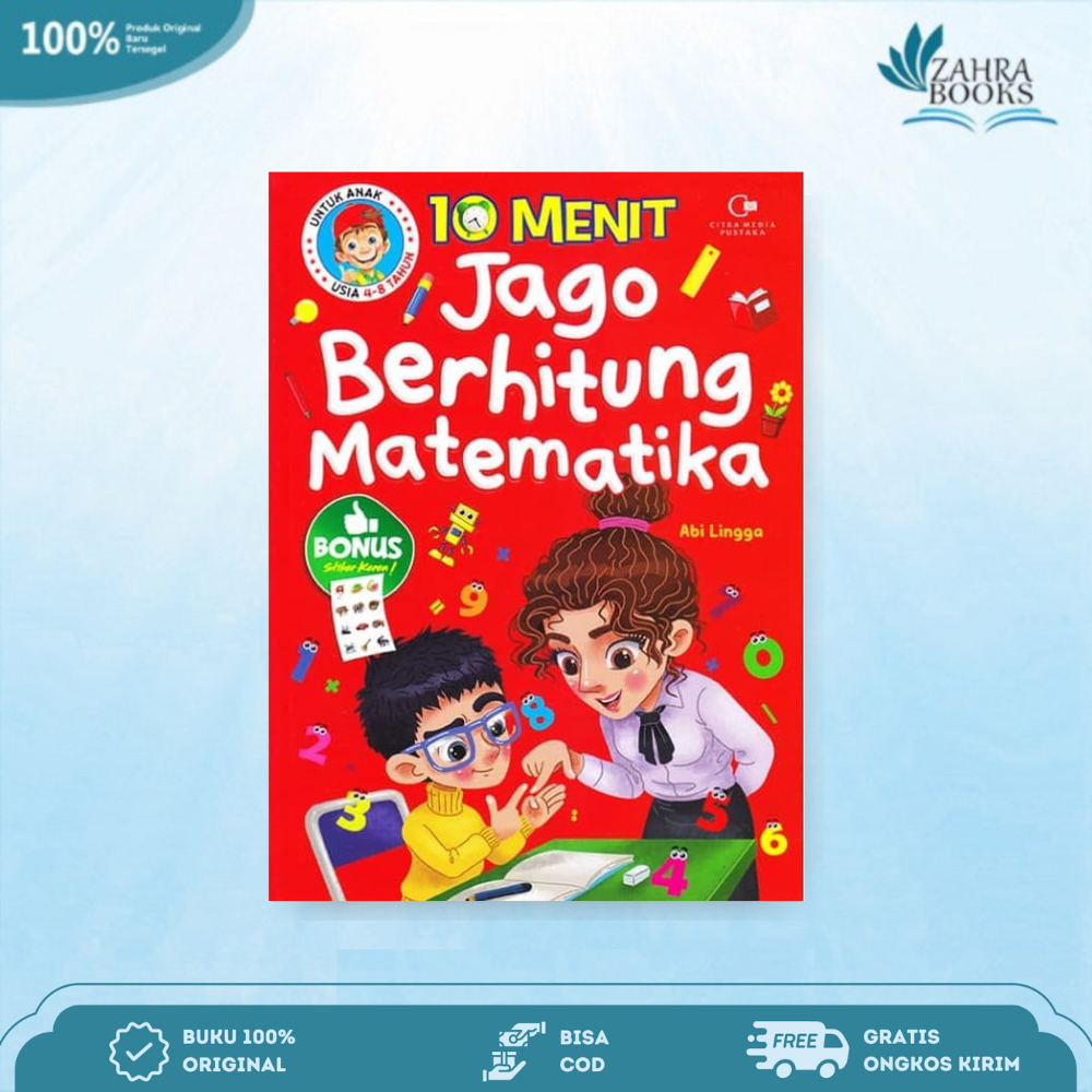 Jual Buku 10 Menit Jago Berhitung Matematika - Mega Cerdas | Shopee ...