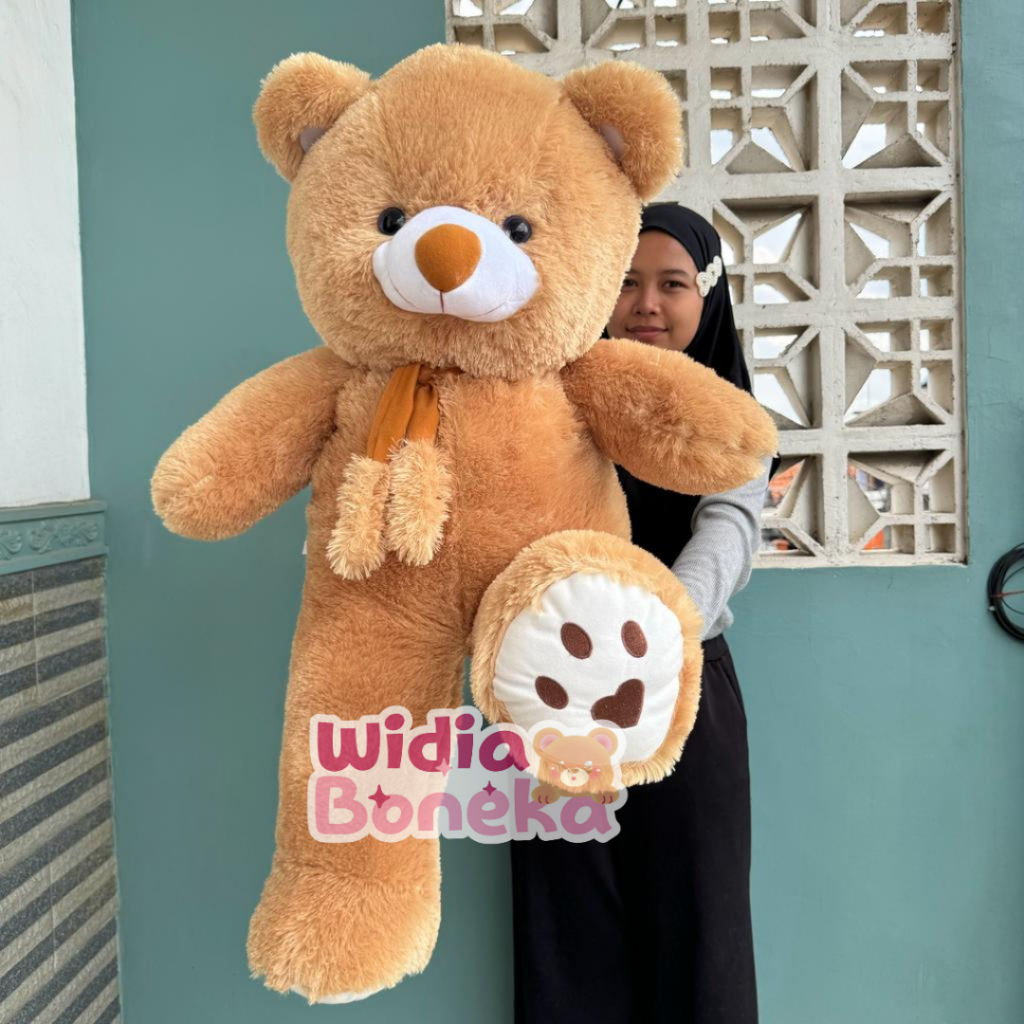Jual Widia Boneka Beruang Teddy Bear Premiun Syal Telapak XXL 70 cm ... Jual Widia Boneka Beruang Teddy Bear Premiun Syal Telapak XXL 70 cm ...