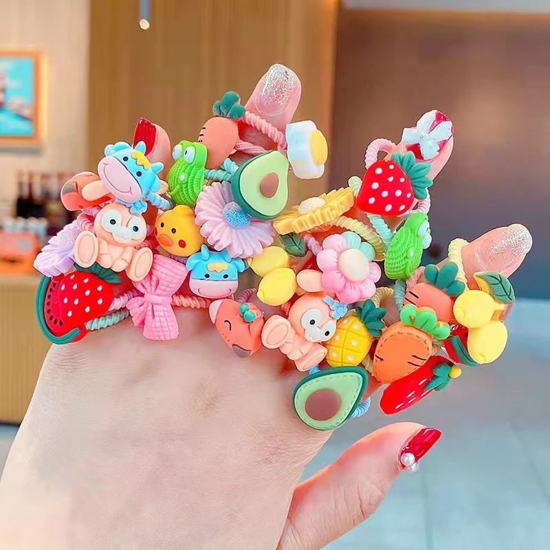 Jual 10PCS / SET IKATAN RAMBUT KOREA ANAK ICON KARAKTER LUCU / IKAT ...