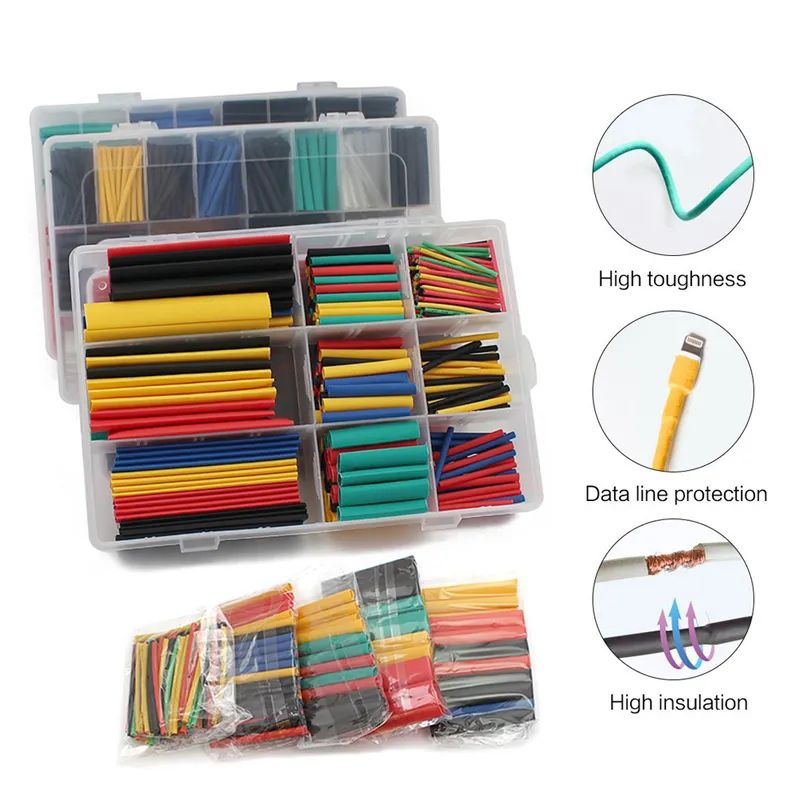 Jual Isolasi Kabel Bakar 225 PCS Heat Shrink Tube Selang Bakar ...