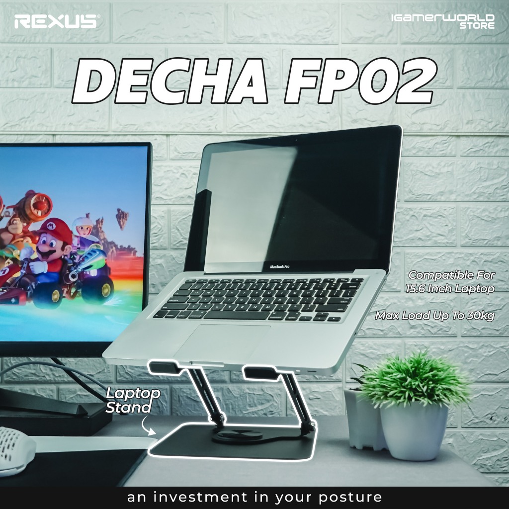 Jual Rexus Decha FP02 / FP-02 Laptop Stand | Shopee Indonesia