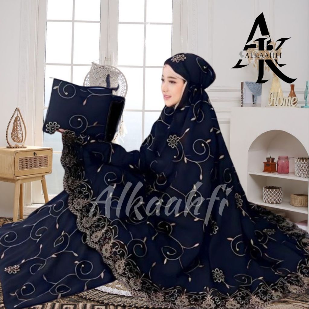 Jual Mukena Dewasa Jumbo Gracella Premium Mewah Full Bordir Bunga ...