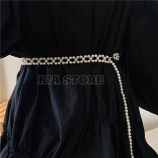 Jual IKAT PINGGANG MUTIARA BELT RANTAI MUTIARA SABUK MUTIARA RANTAI | Shopee Indonesia