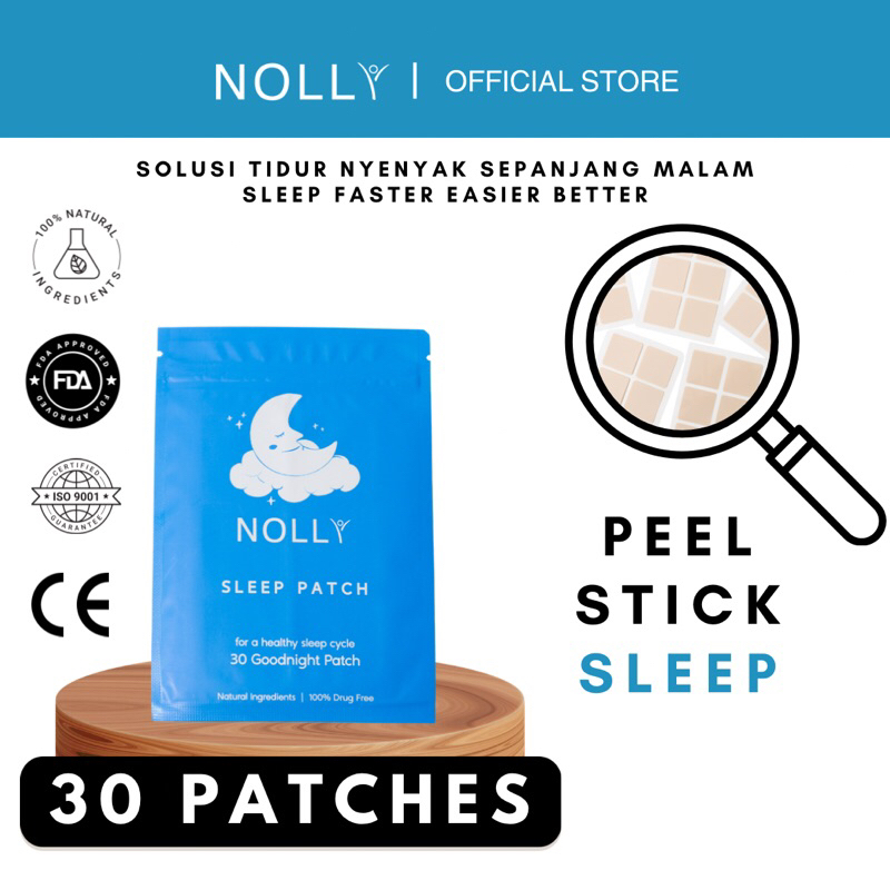 Jual NOLLY Sleep Patch - bantu tidur - herbal alami - insomnia - koyo melatonin sleeping patch ...