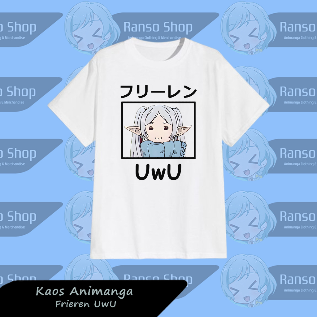 Jual Ranso Baju Frieren UwU Sousou no Frieren T-Shirt Waifu Anime ...