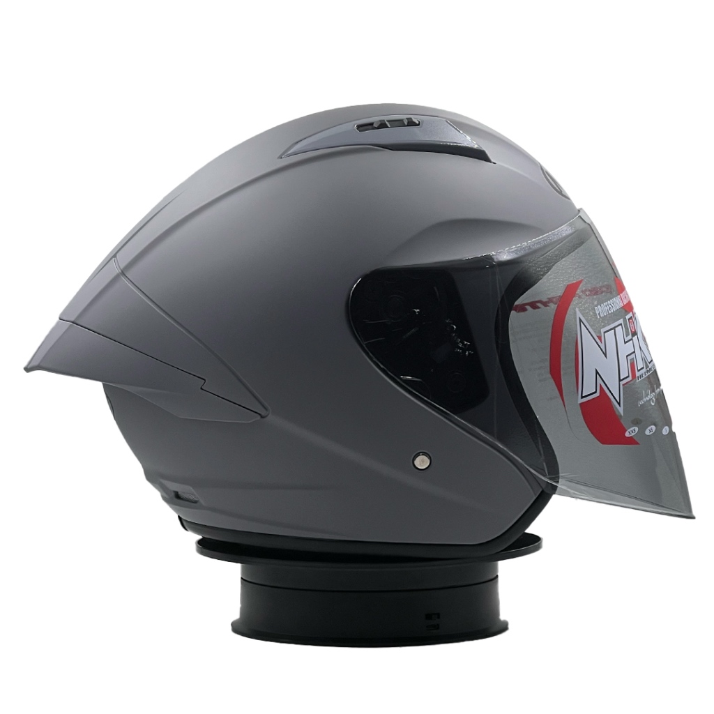 Jual Helm NHK N1 Max Solid Dim Grey Doff | Shopee Indonesia