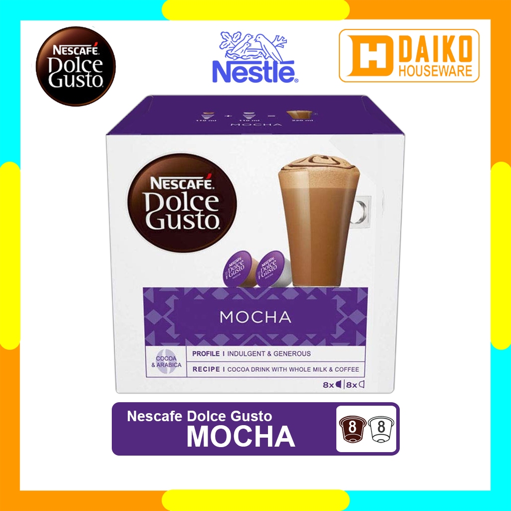 Jual Capsule NDG Nescafe Dolce Gusto Mocha / Mochacino 1 Box Kopi ...