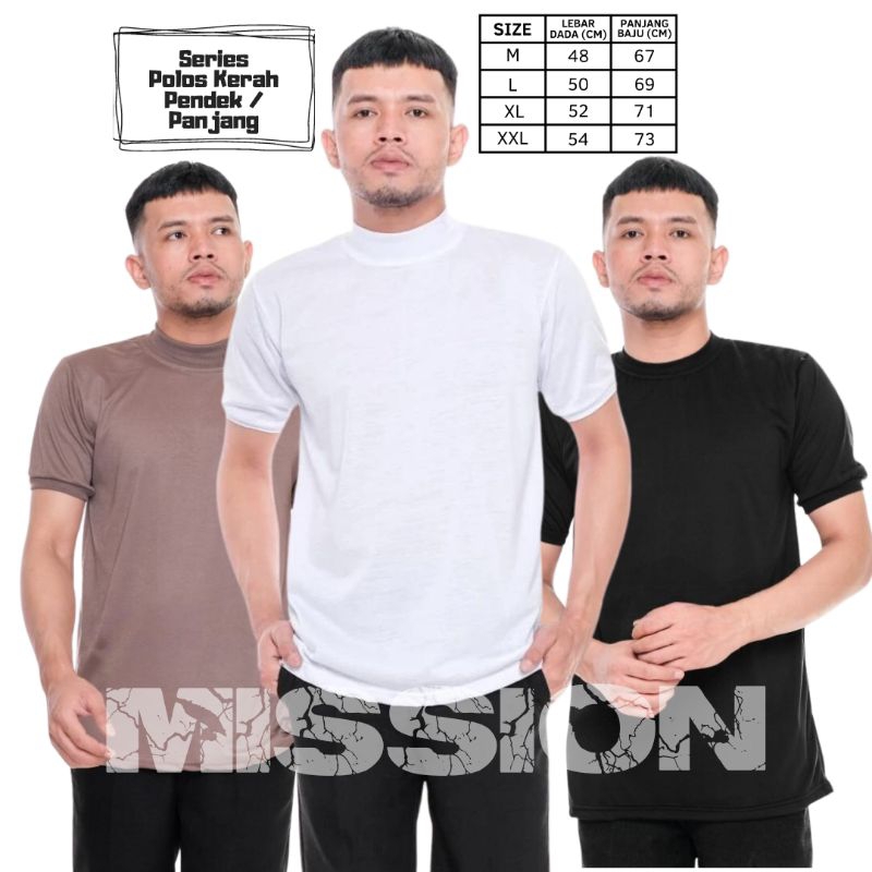 Jual Kaos Oblong Daleman Kantoran Dinas Satpam Security TNI Polisi ...