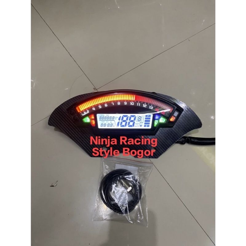 Jual SPEEDOMETER FULL DIGITAL MODEL ZX10 PNP NINJA RR | Shopee Indonesia