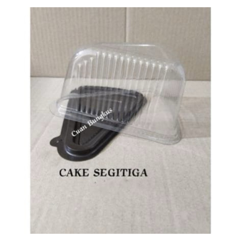 Jual (ISI 10 SET) Mika Kue Segitiga Potong + Tutup / Mika Cake Segitiga ...