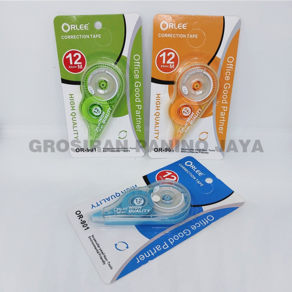 Jual Tipe x Kertas Merk Orlee Penghapus Correction Tape 12 m x 5mm OR ...
