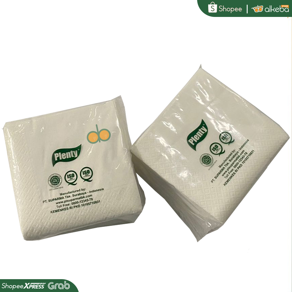 Jual Tissue Cocktail Napkins Plenty 100 Sheets 2 Ply Tisu Meja Cafe ...