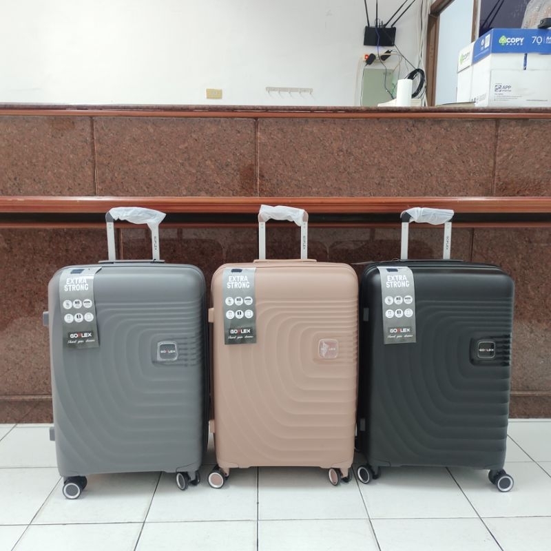 Jual Koper Goflex 302 Fiber 20 Inch 24 Inch Bahan Anti Pecah, Roda 360 ...