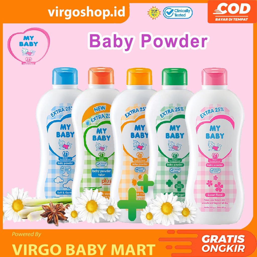Jual My Baby Powder All Varian Bedak Tabur Bayi Wangi Bunga Perawatan ...