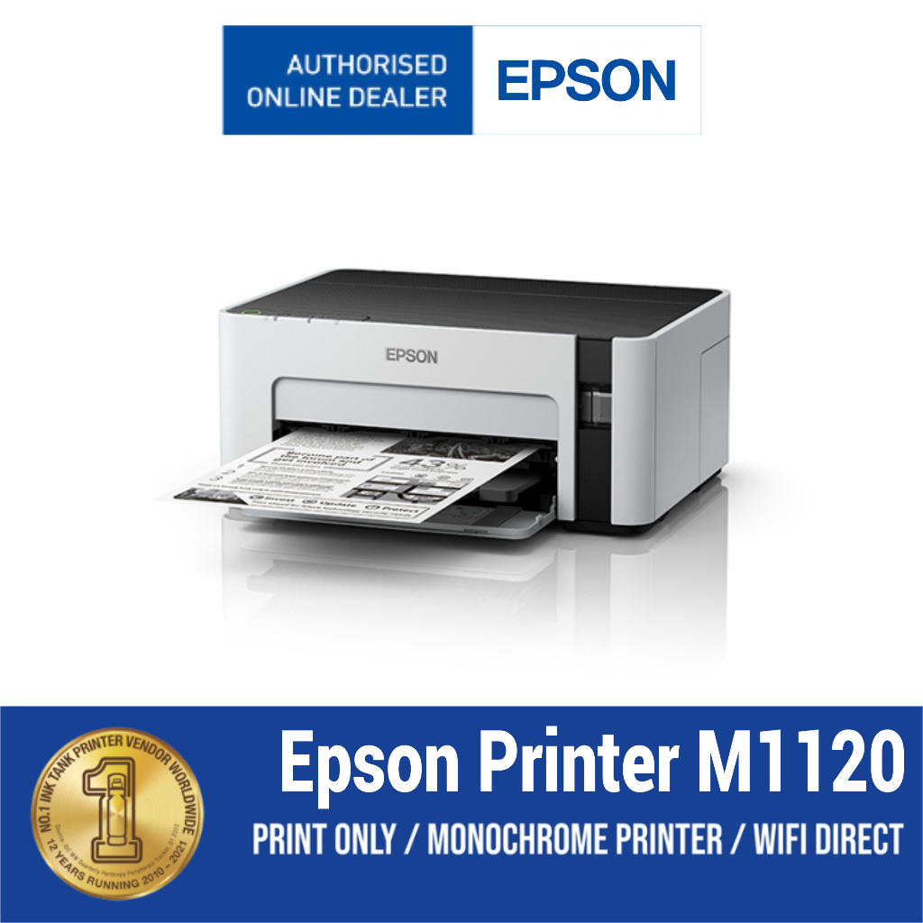 Jual Epson M1120 Monochrome WI-FI Ink Tank printer | Shopee Indonesia