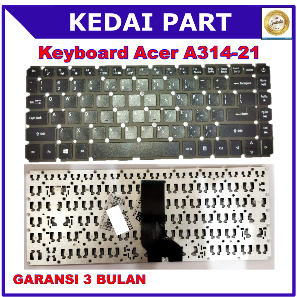 Jual Keyboard Acer Aspire 3 A314-21 A314 A314-31 A314-32 A314-41 A514 ...