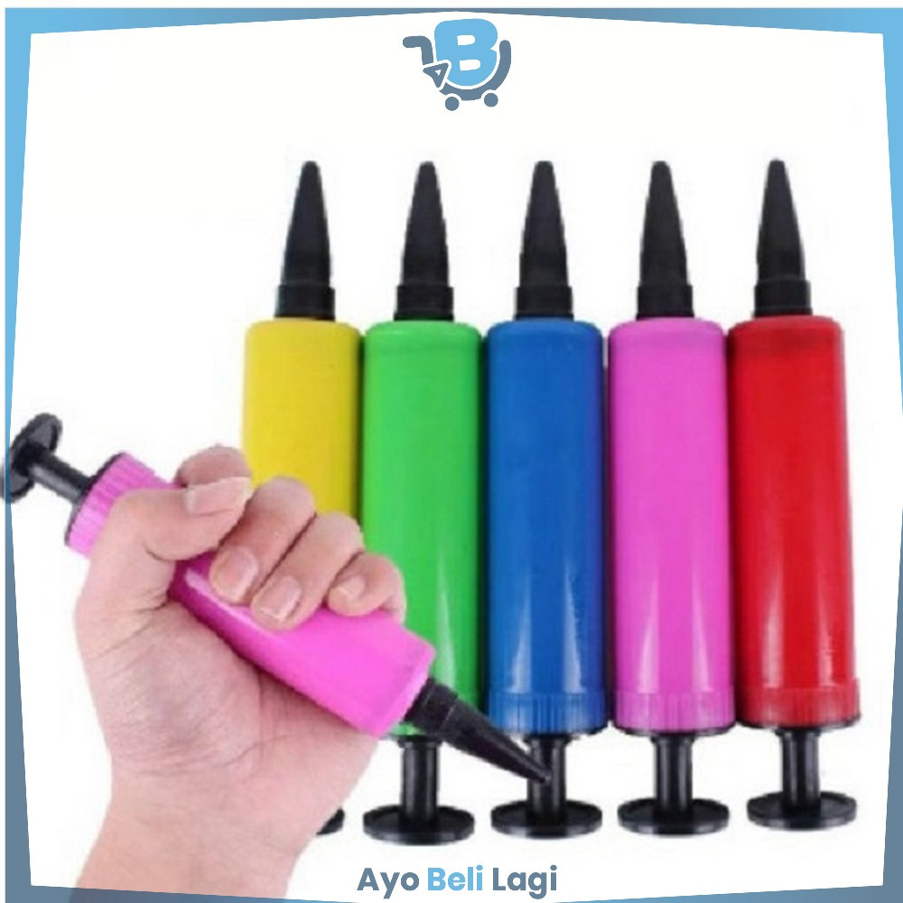 Jual Pompa Balon Tangan Manual / Pompa Angin Mini Warna Warni Pompa ...