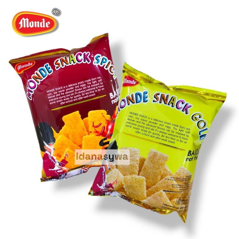 Jual Monde Snack Gold||Monde Snack Spicy 50gram | Shopee Indonesia