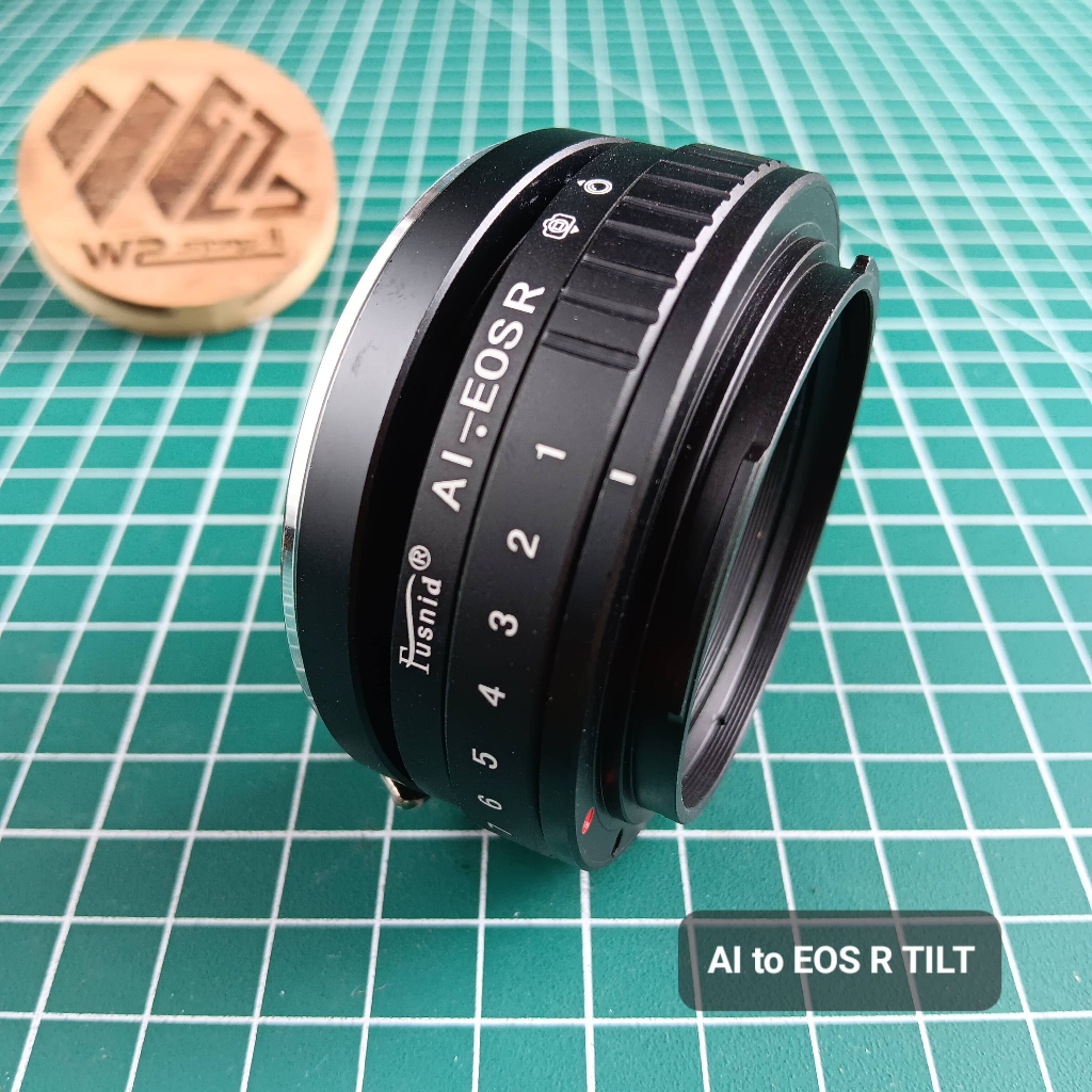 Jual Fusnid Tilt Lens Adapter Lensa Nikon AI to Canon EOS R mirrorless ...