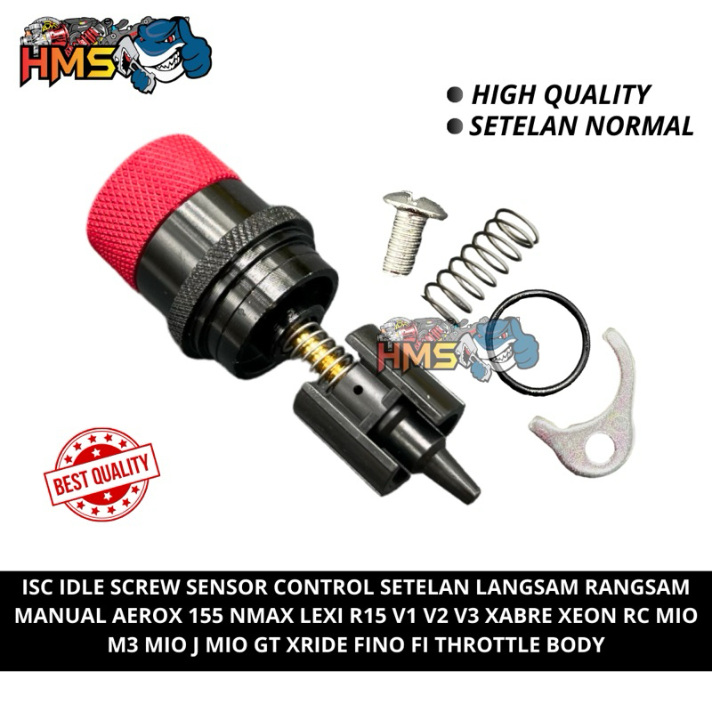 Jual ISC IDLE SCREW SENSOR CONTROL SETELAN LANGSAM RANGSAM MANUAL AEROX 155 NMAX LEXI R15 V1 V2 ...