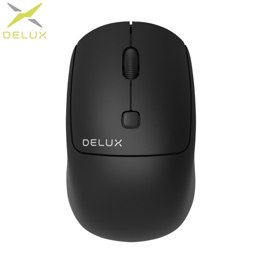 Jual DELUX M320 GX 2.4GHz Wireless Optical Office Mouse Black | Shopee ...