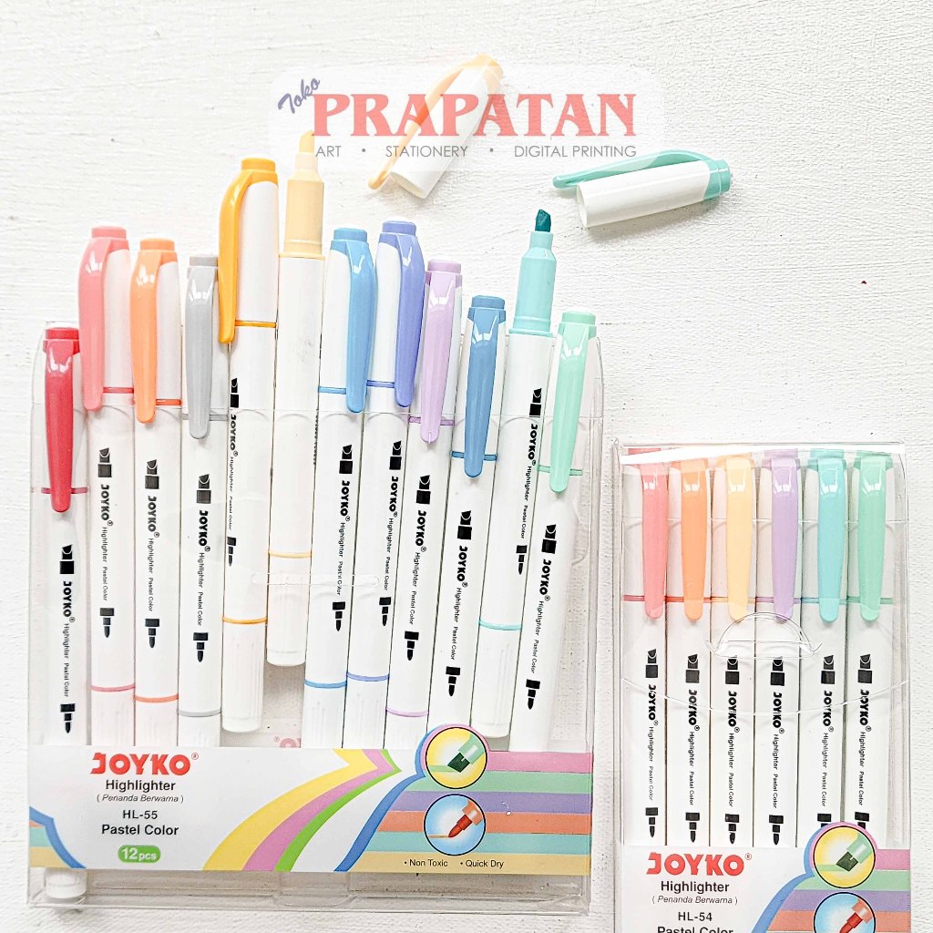 Jual Joyko HL~54-55 Highlighter Pastel Set | Penanda Warna | Shopee ...