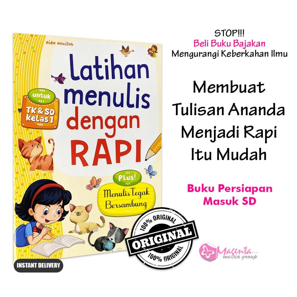 Jual Buku Belajar Menulis - Latihan Menulis Dengan Rapi Untuk TK & SD ...