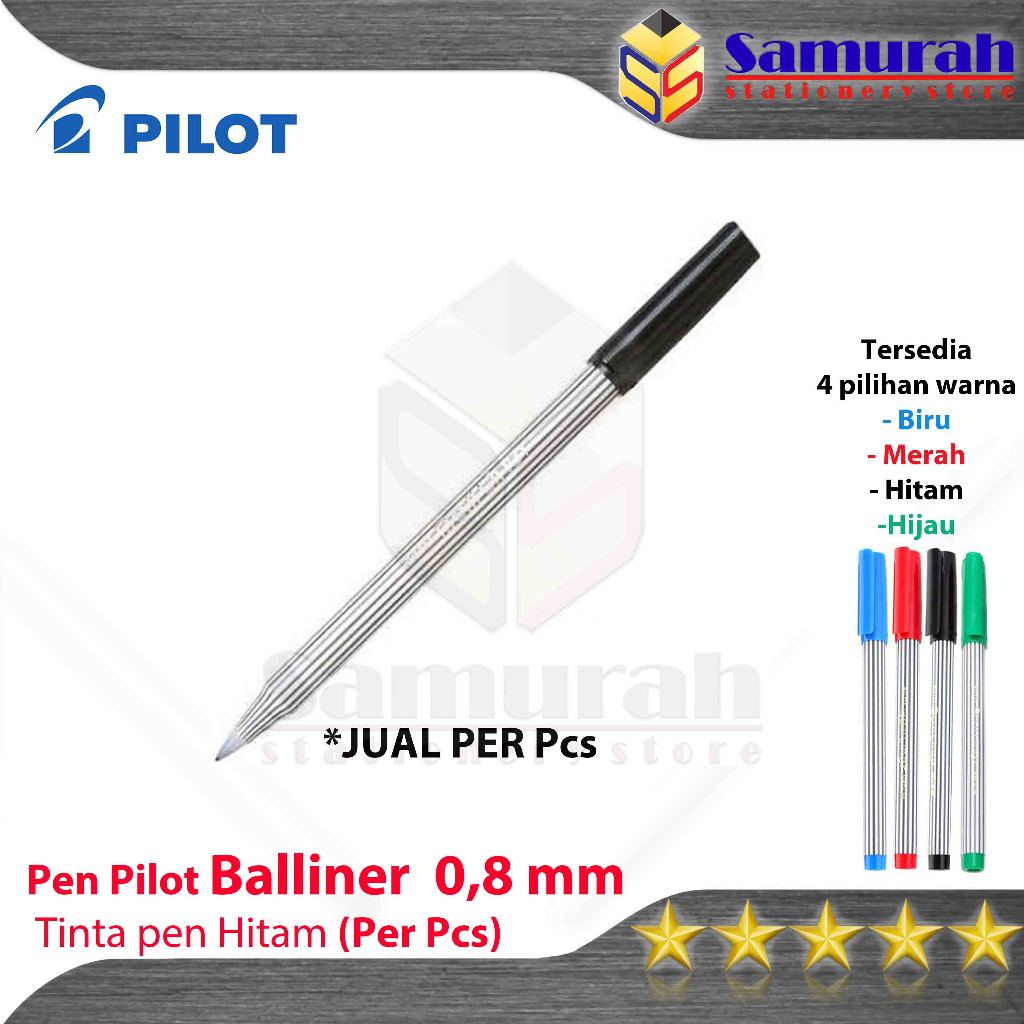 Jual Ballpoint Pilot Balliner 0.8 mm / Pulpen Baliner 08 mm / Pen Cabut ...