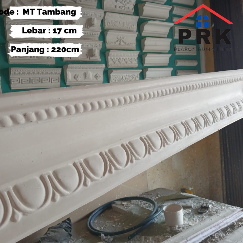 Jual Lis List Gypsum Gipsum Motif Mk Tambang lebar 17 cm Plafon ...