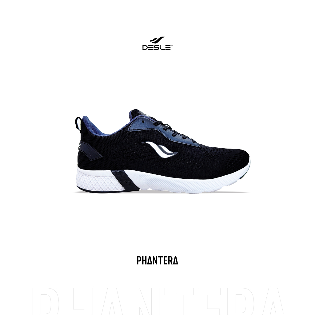 Jual Desle Shoes Sneakers Phantera Hitam Putih | Shopee Indonesia