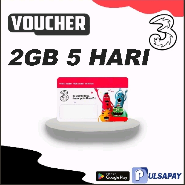 Jual Voucher Three Mini 2GB 5 Hari ( Lokal JABAR ) | Shopee Indonesia