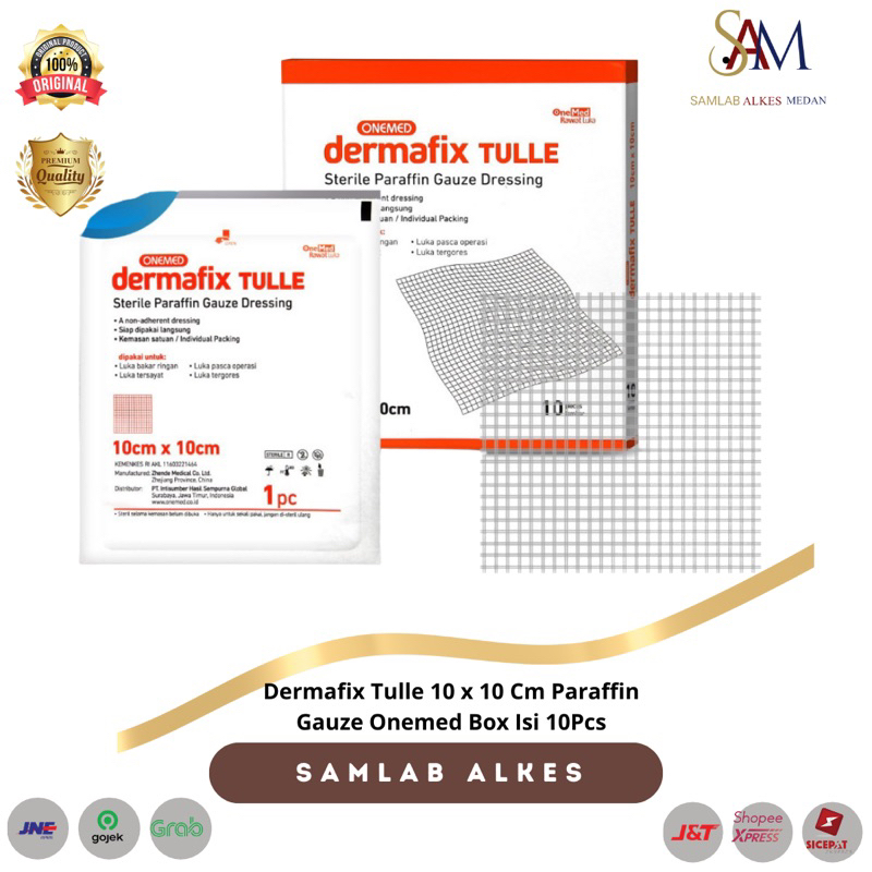 Jual Dermafix Tulle 10 x 10 Cm Onemed Box Isi 10Pcs | Shopee Indonesia
