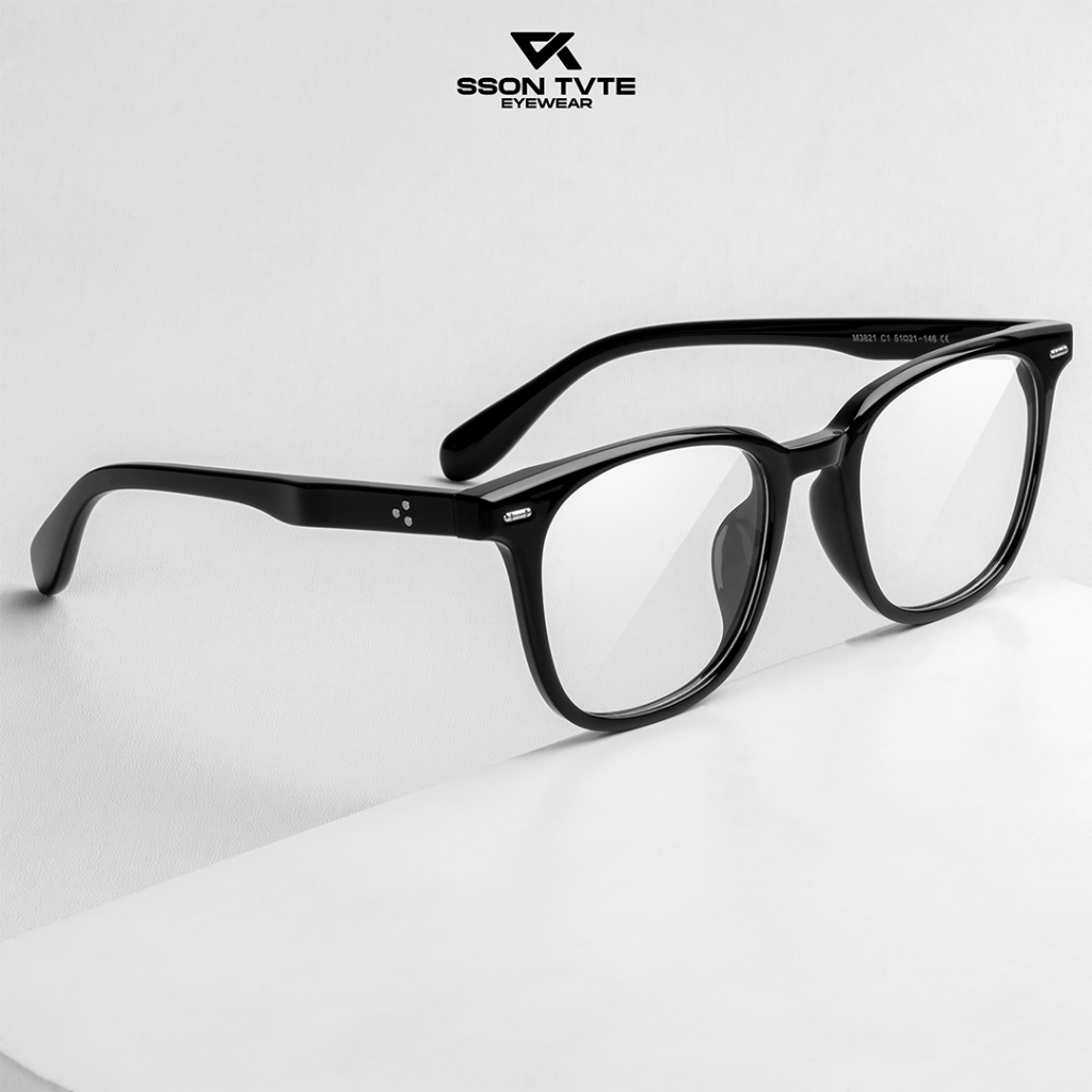 Jual SSON TVTE Frame Kacamata Lensa Minus Pria Wanita Frame Kotak TR90 ...