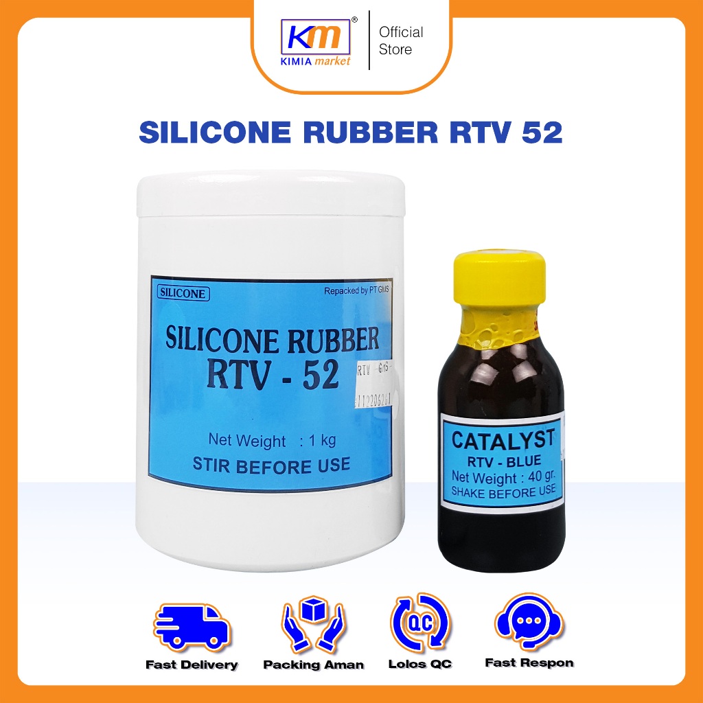 Jual Silicone Rubber RTV 52 ukuran 1kg | Shopee Indonesia