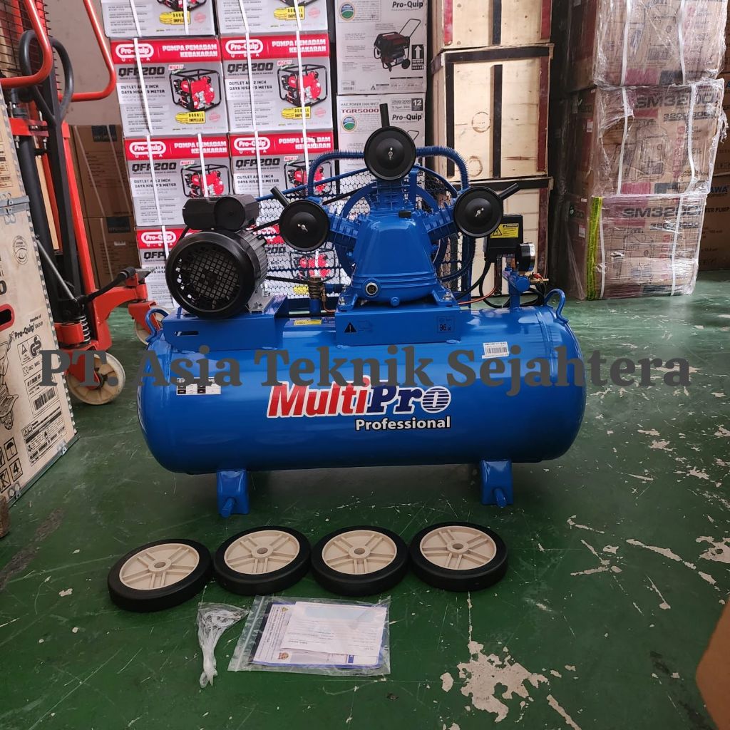 Jual Kompresor 3 hp Multipro 1 phase Original VBC 200-1/110 3 Piston ...