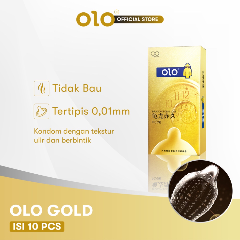 Jual Kondom One Love 001 Varian Gold 1 Box Isi 10 Pcs Paling Tiping Bergerigi Premium Longlove ...