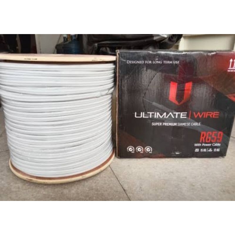 Jual ECER PER METER ULTIMATE COAXCIAL INDOOR RG56 PLUS POWER | KABEL ...