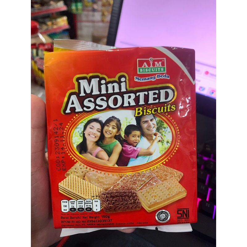 Jual BISKUIT AIM MINI ASSORTED 150gr | Shopee Indonesia