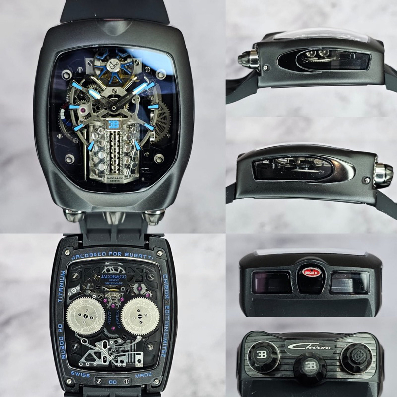 Jual jam pria automatic Jacob & Co Bugatti Chiron jam tangan mewah pria ...