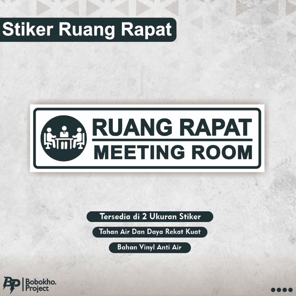 Jual Stiker Ruang Meeting / Stiker Ruang Rapat / Stiker Rapat / Stiker ...