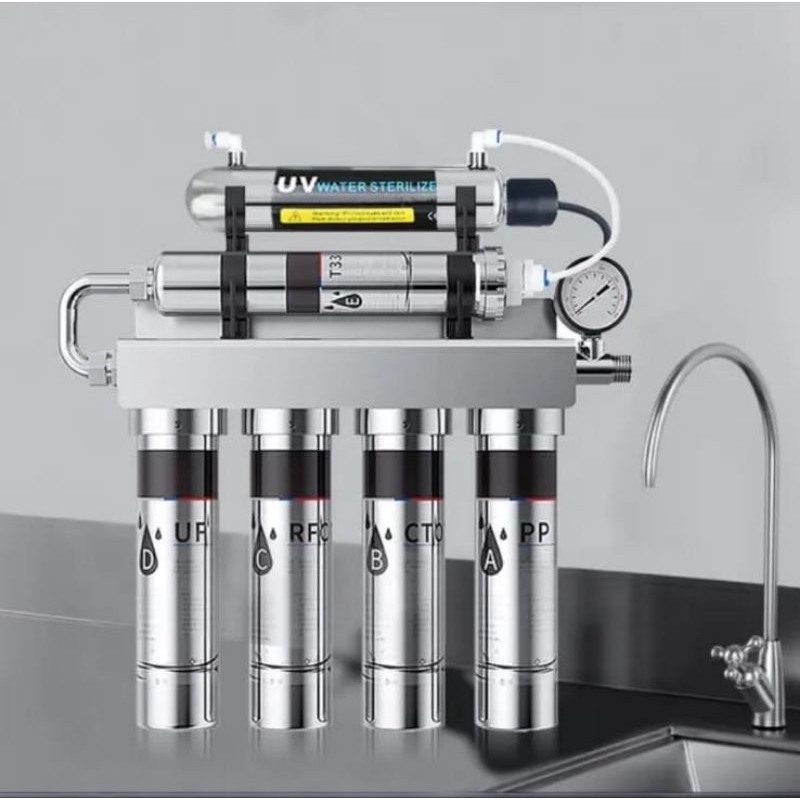 Jual i Water Ultrafilter Purifier 6 Steps UV Mineral Water System ...