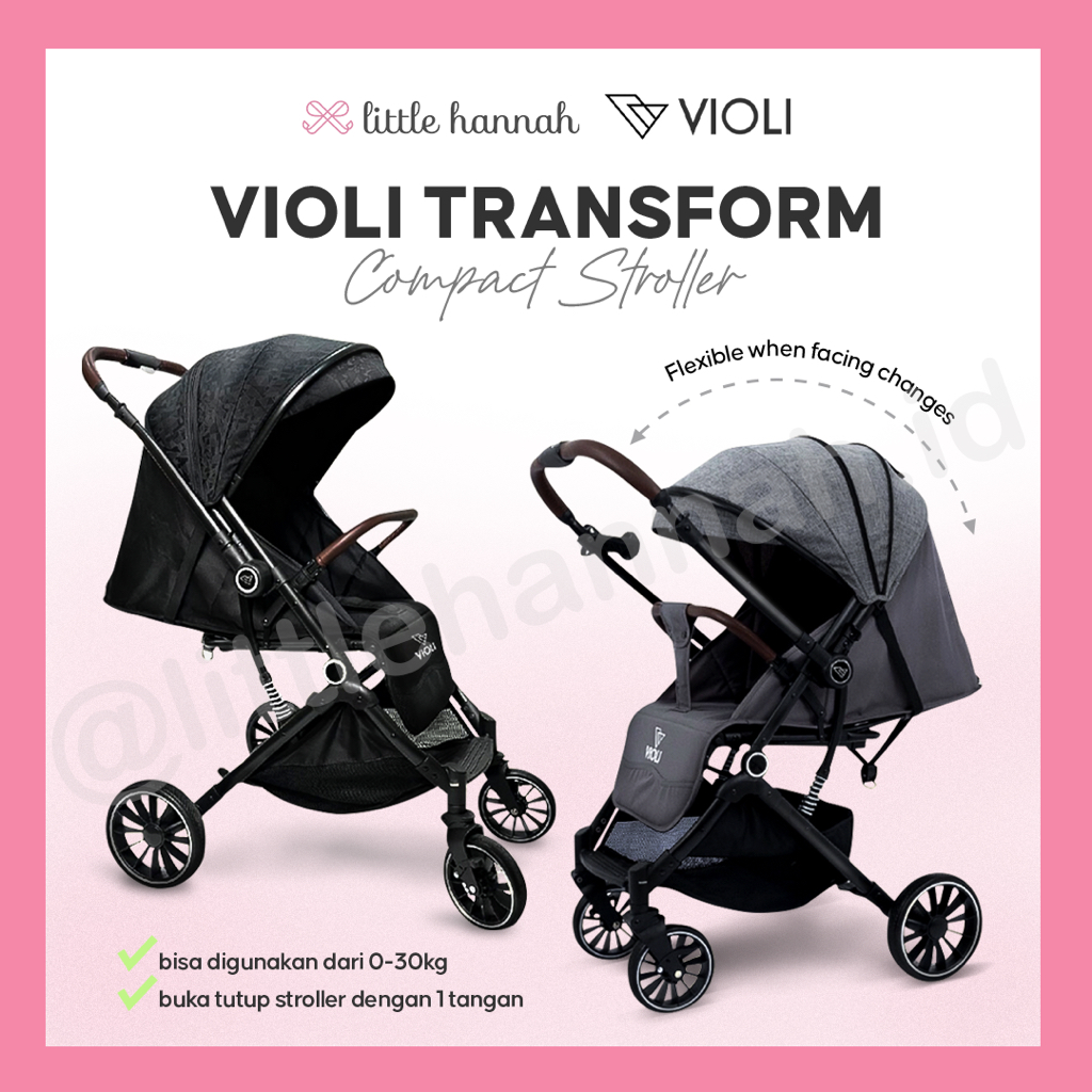 Jual VIOLI Stroller TRANSFORM / Stroller Bayi Balita VIOLI / Travel ...