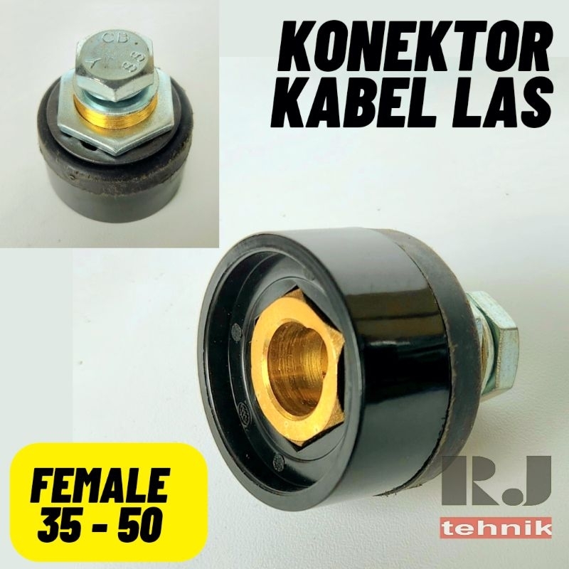 Jual Panel Socket Female Konektor Kabel Las Socket Besar 35-50 Mesin ...