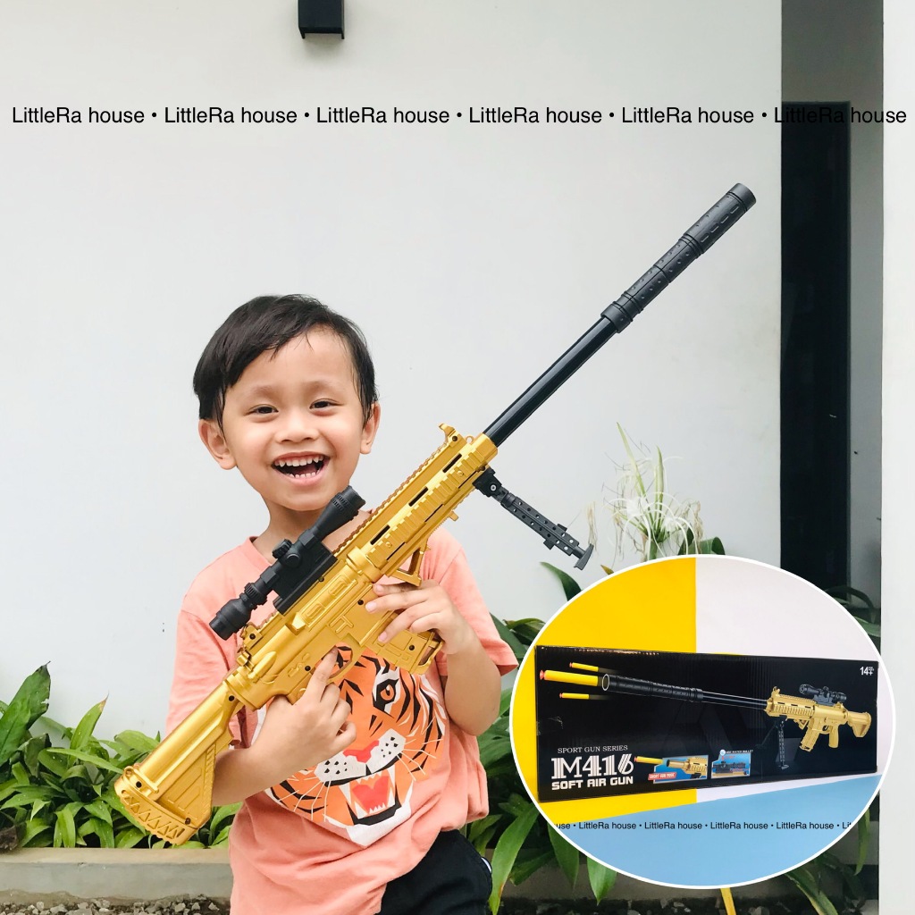 Jual Mainan Tembak Tembakan Sniper 2 in 1 : Soft Bullet & Water Bullet ...