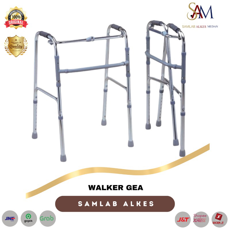 Jual Walker GEA Alat Bantu Jalan Lansia Manula / Walker GEA / Sella / Walker Tanpa Roda / Alat ...